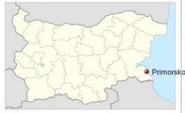 Primorsko (Bulharsko) – Mapa🗺️ Ke stažení i hotelů
