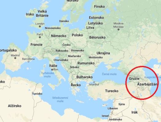 Ázerbájdžán: Mapa • Kde leží na mapě + mapy ke stažení