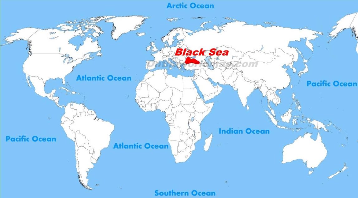 Černé moře – Mapa🗺️ & Aktuální teplota vody (+ Žraloci)