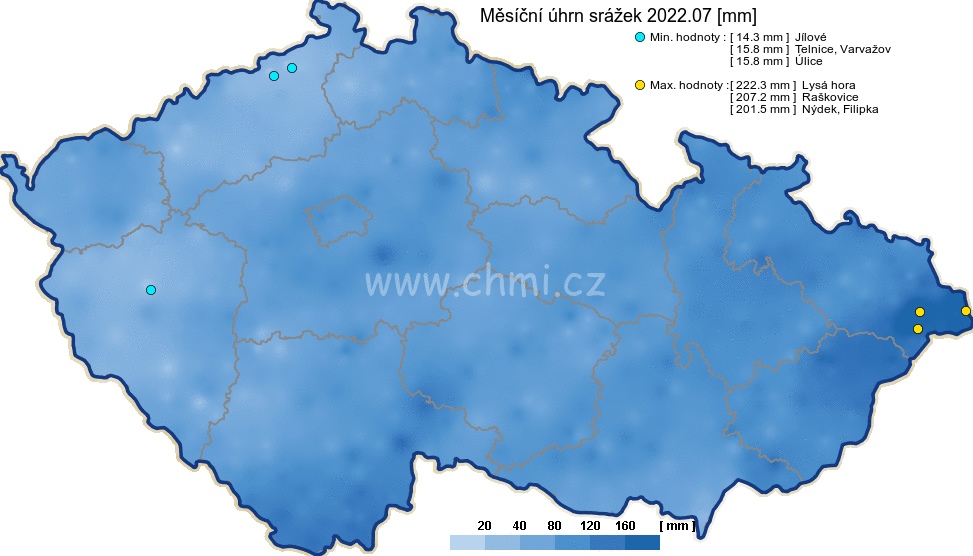 Mapa Srážek [Radar na území ČR] – Aktuální online